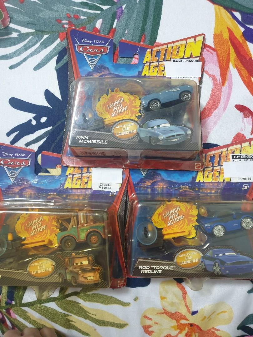 Disney Cars 2 Action Agents, Hobbies & Toys, Toys & Games on Carousell