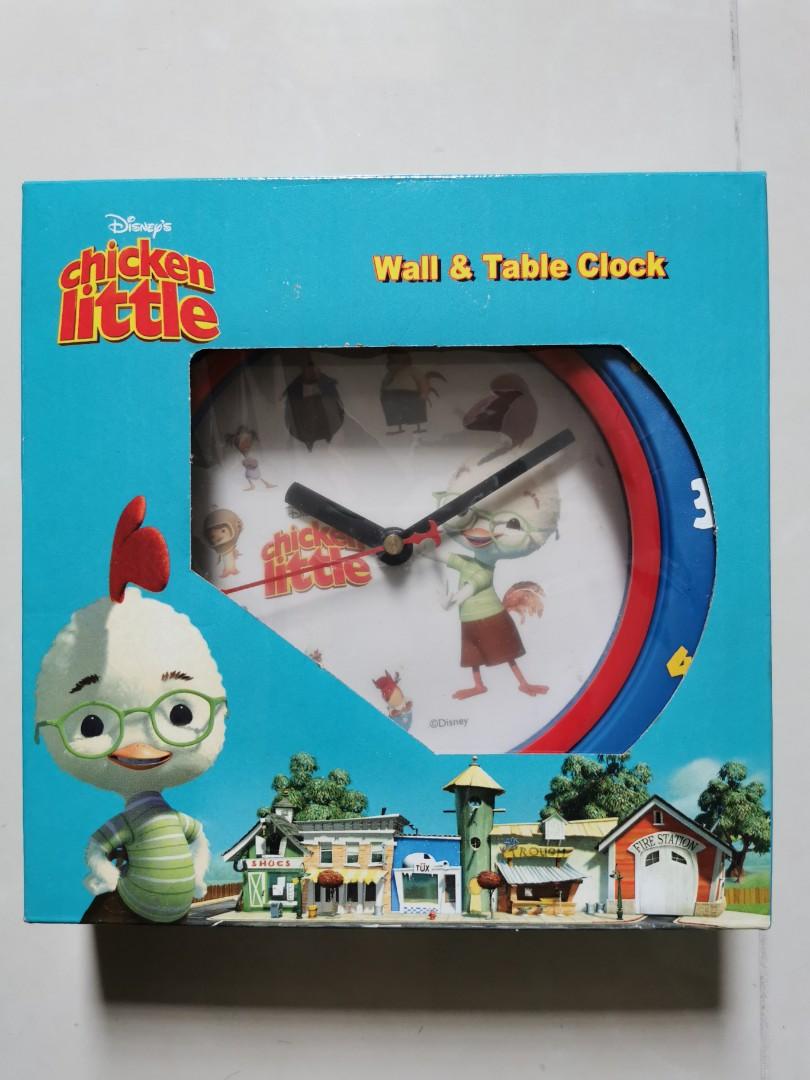 Disney Chicken Little Clock, Furniture & Home Living, Home Decor ...