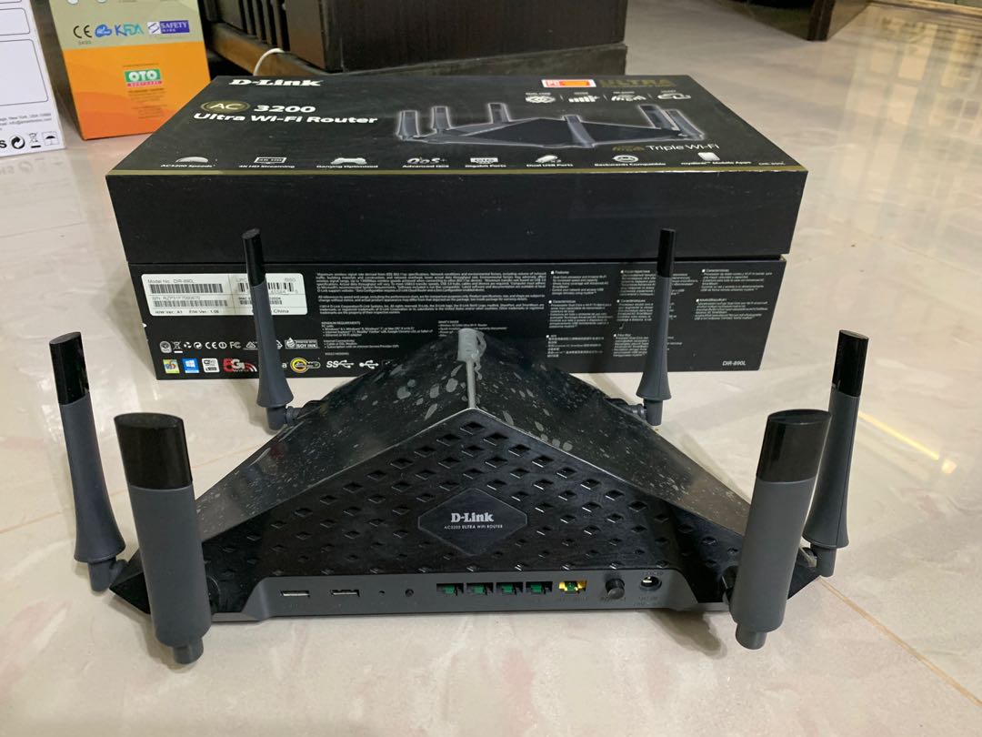 D-Link AC3200 Ultra Wi-Fi Router DIR-890L, Computers & Tech, Parts ...