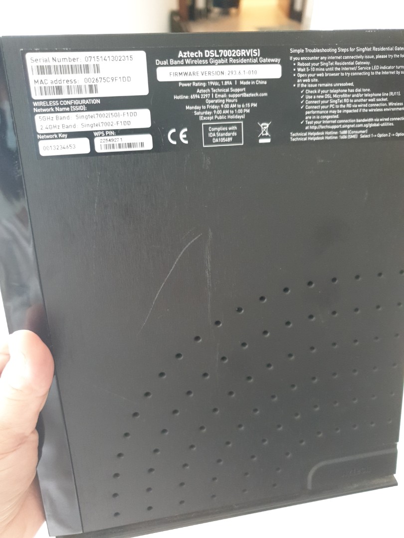 DUAL Band Wireless Modem router Aztech, Computers & Tech, Parts ...