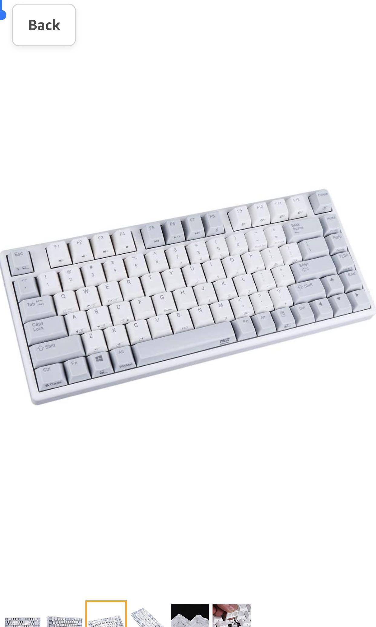 EPOMAKER NIZ Plum 82 Electro-Capacitive Keyboard for Windows PC Gamers (82 Key), Computers ...
