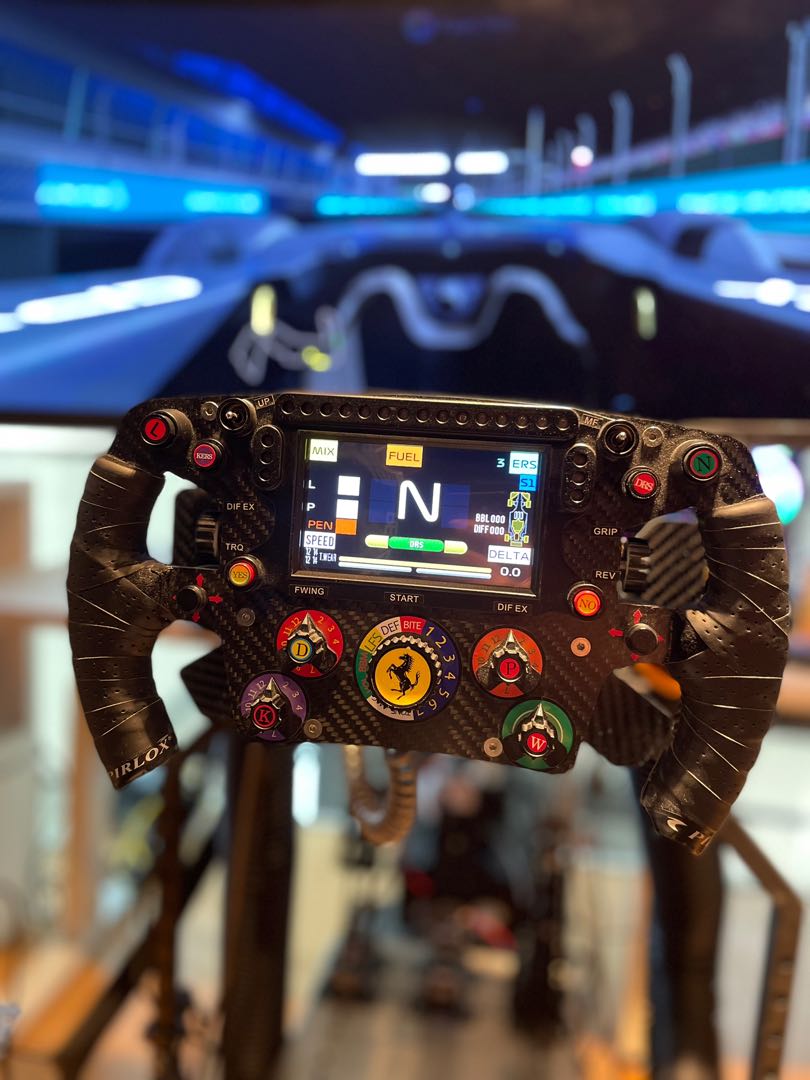 F1 ferrari racing wheel for sim racing, Video Gaming, Gaming ...