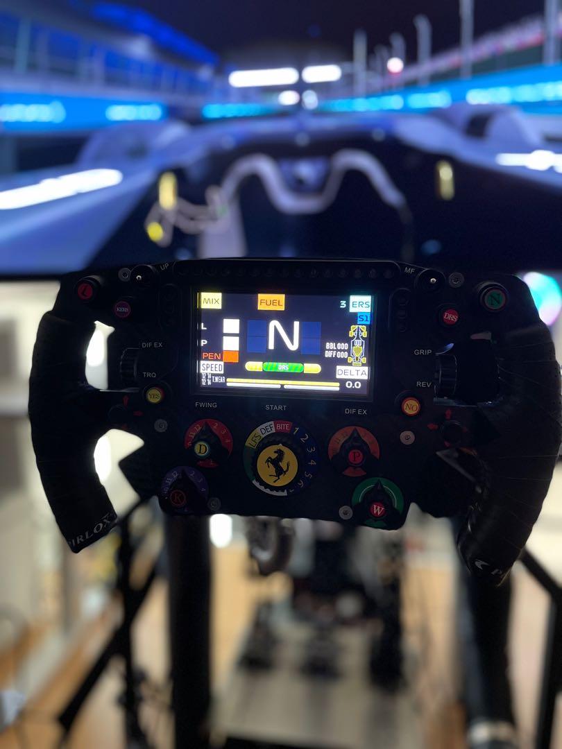 F1 ferrari racing wheel for sim racing, Video Gaming, Gaming ...