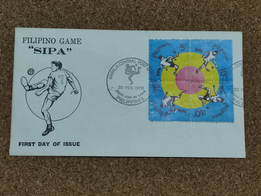 First Day of Issue Filipino Game Sipa, Hobbies & Toys, Memorabilia ...