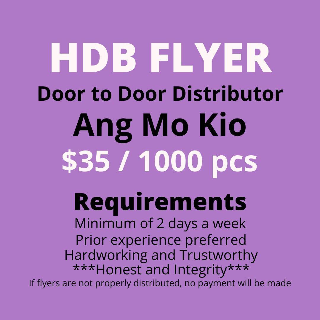 Flyer Distributor ( Door to Door ), Bulletin Board, Looking For on ...