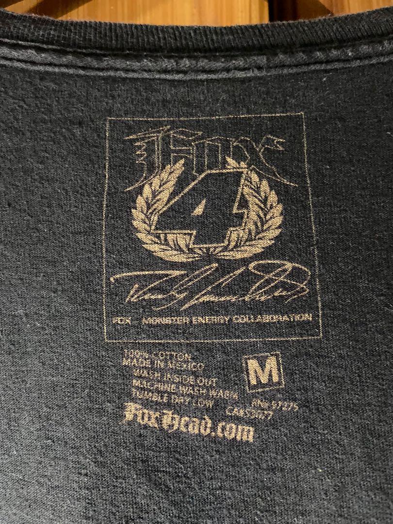 Fox x Monster Energy Collab Vintage Shirt, Men's Fashion, Tops & Sets ...