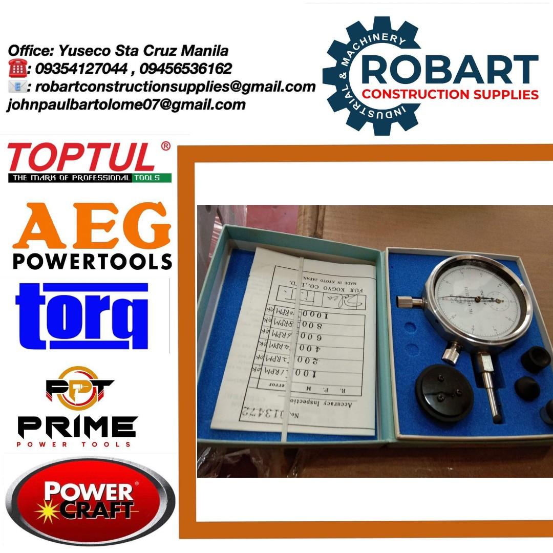 Fuji Hand tachometer, Commercial & Industrial, Construction Tools ...