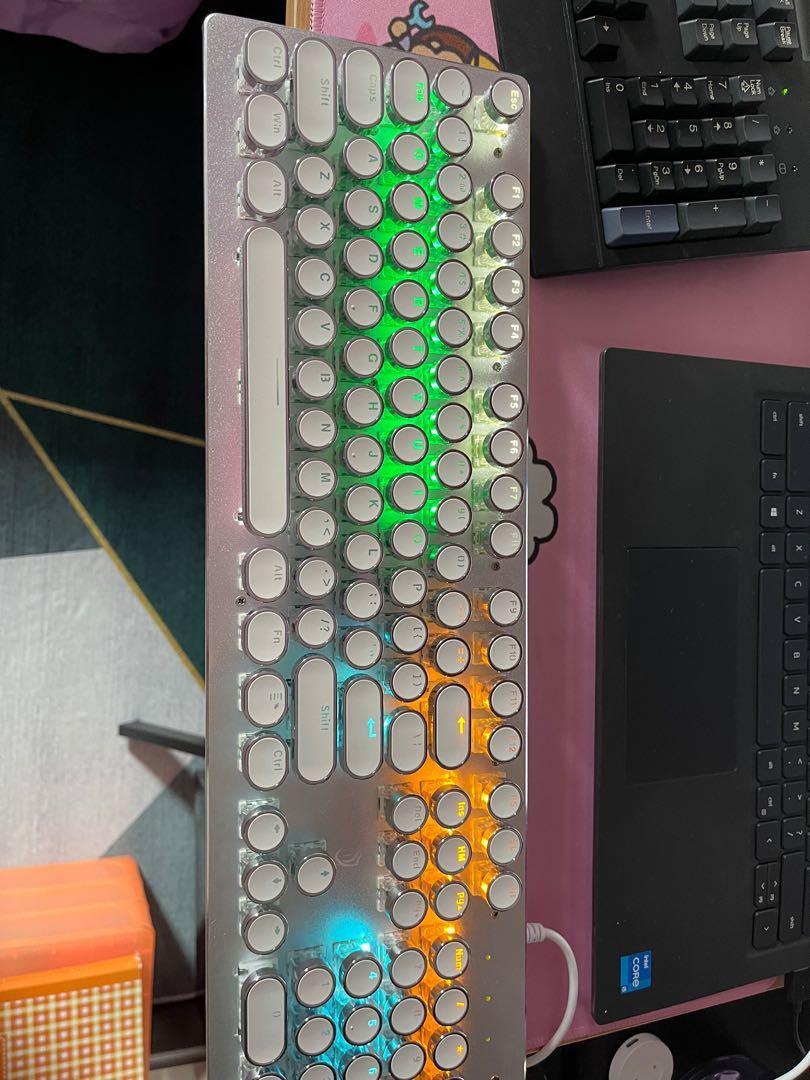 Gaming Mechanical keyboard RGB 30 colors PUBG computer game Office ...