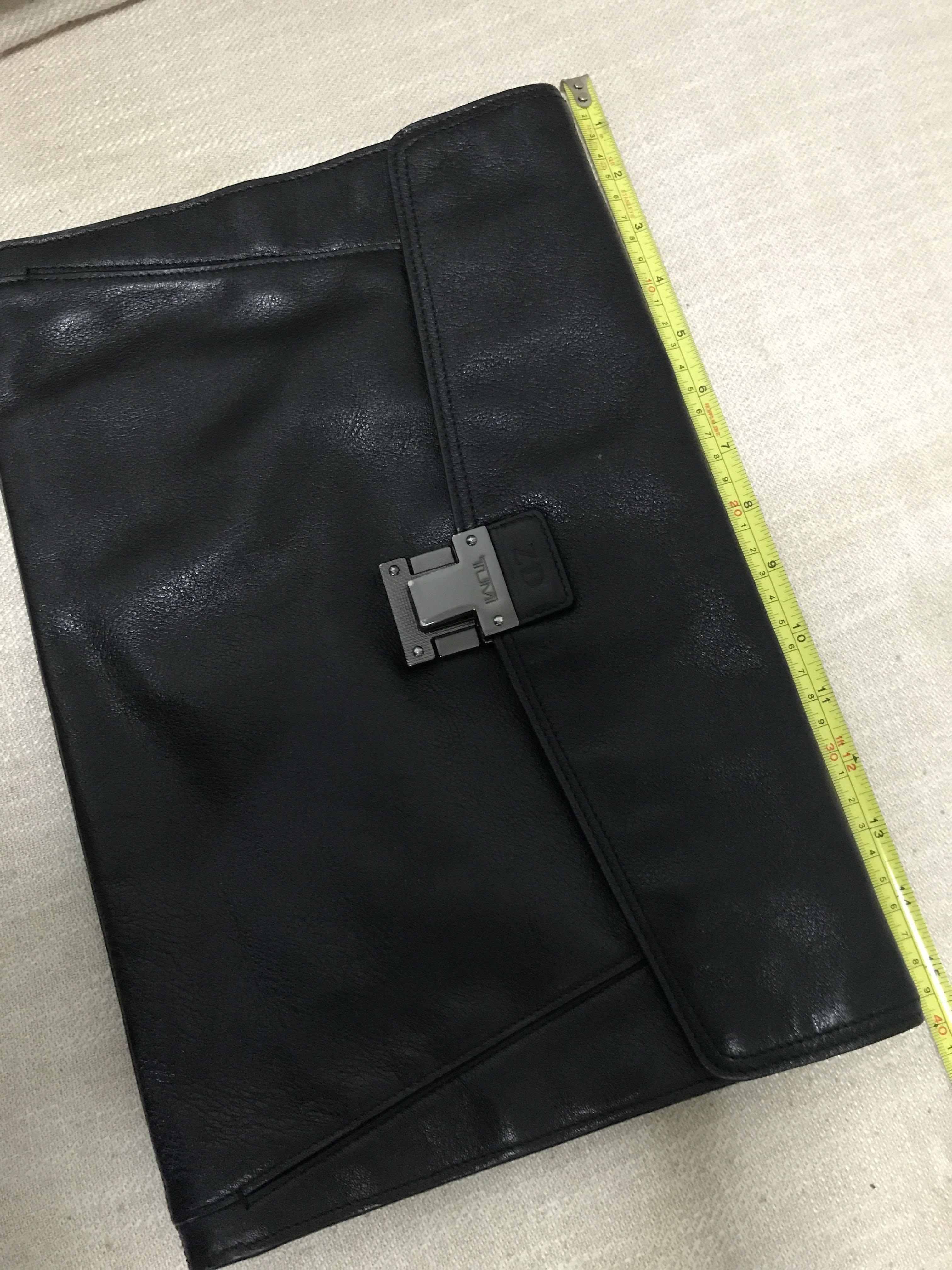 Genuine Tumi Full Leather Document Folder, Men's Fashion, Bags, Belt ...