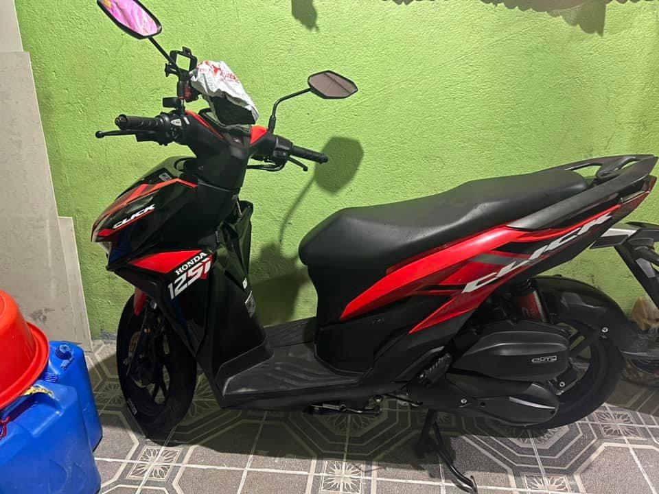 Honda Click 125 V2 red, Motorbikes, Motorbikes for Sale on Carousell