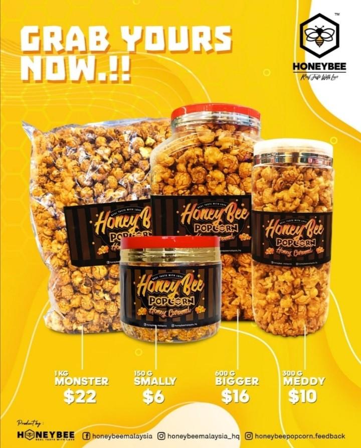 Honey bee Popcorn Instocks, Food & Drinks, Local Eats on Carousell