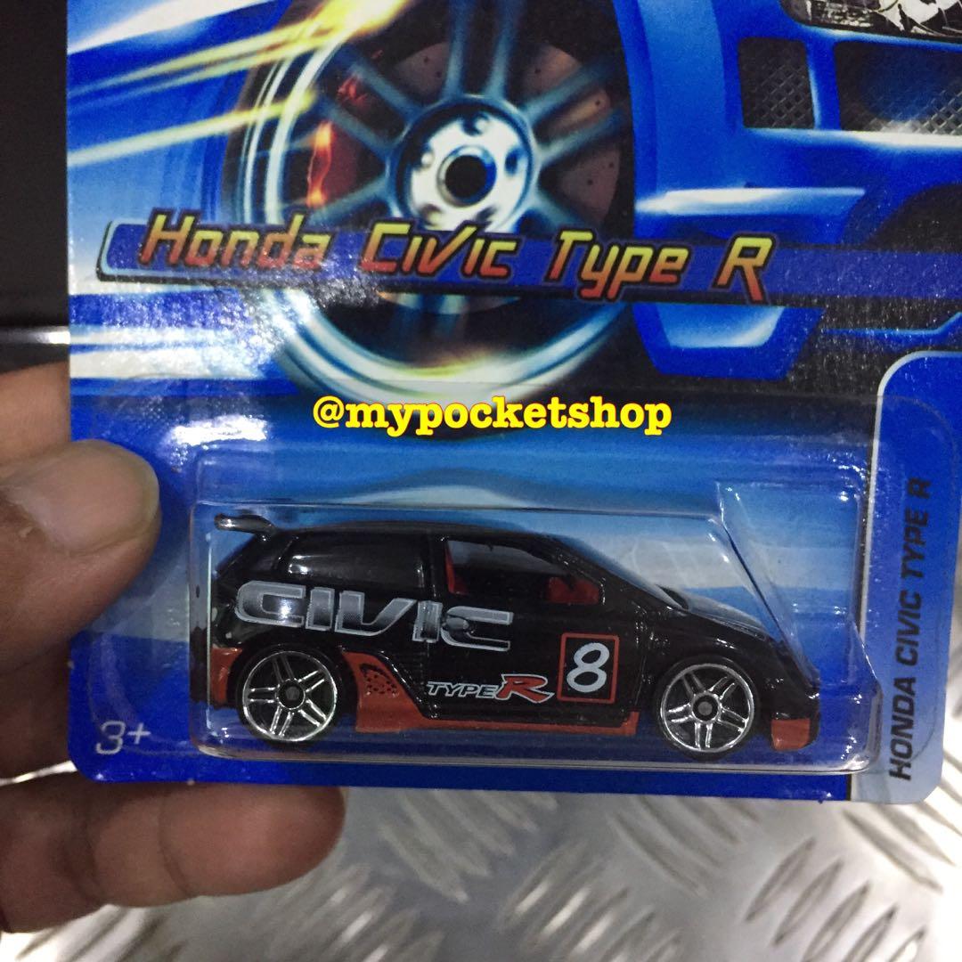 Hot Wheels HONDA CIVIC TYPE R - EP3 Black / 2006 Hotwheels Collector ...