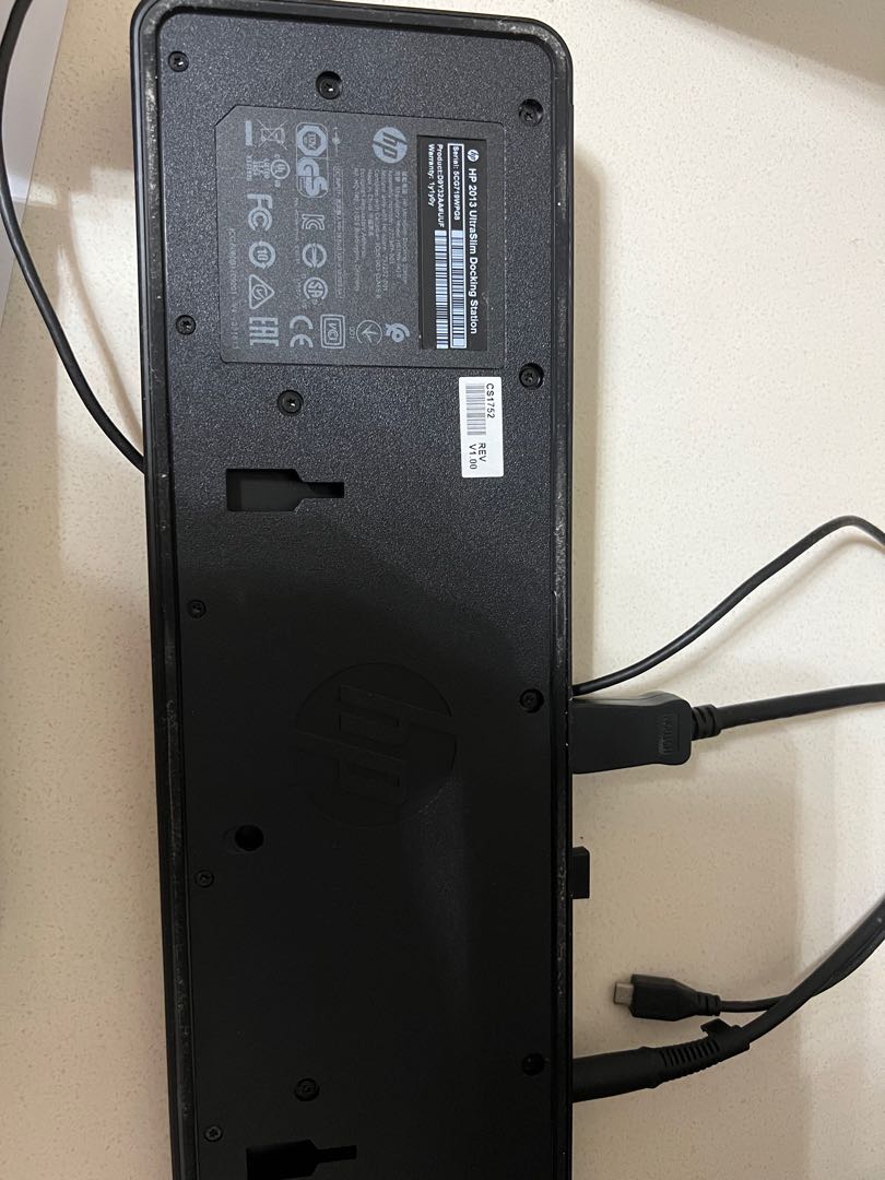 HP Docking Station with power adapter, Computers & Tech, Office ...