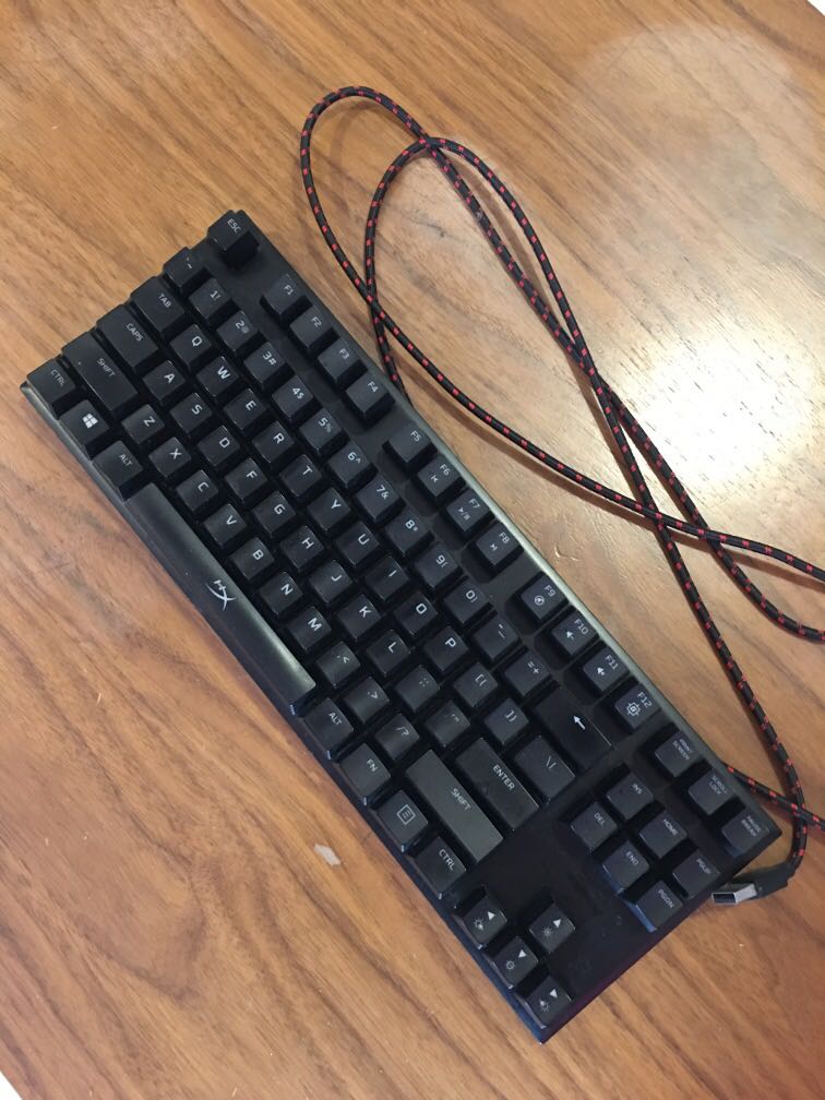 HyperX Alloy FPS Pro TKL Mechanical Gaming Keyboard - Cherry MX Red ...