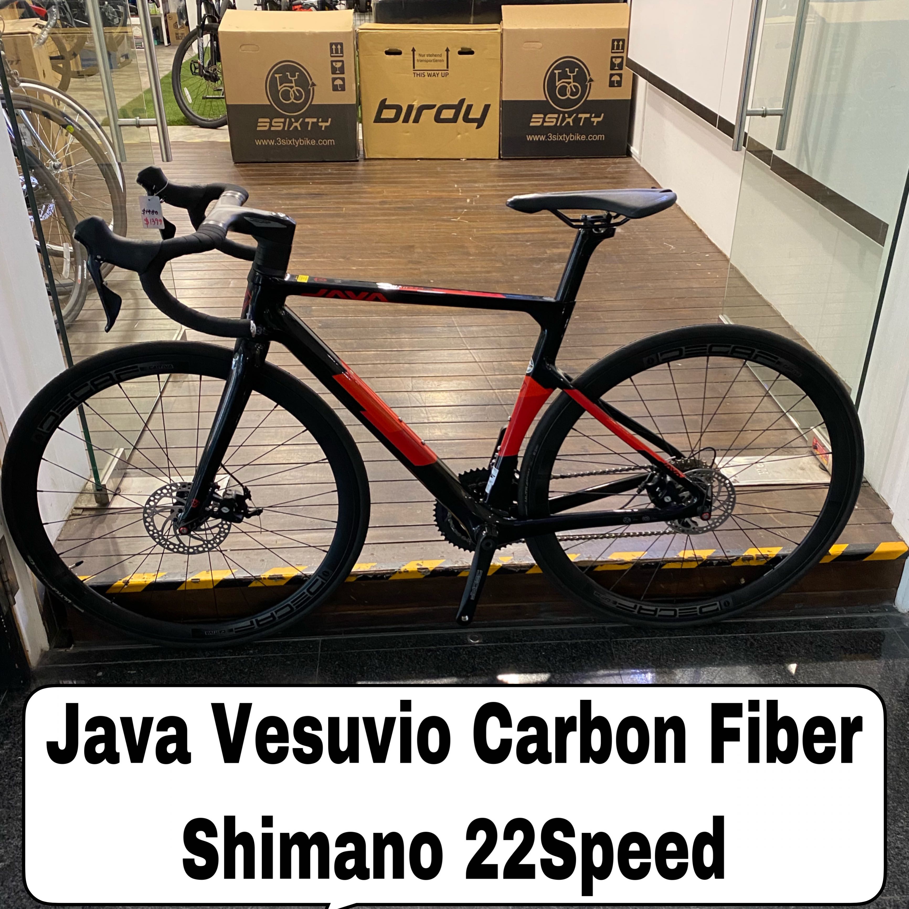 Last unit !! Java Vesuvio 22S Road bike integrated bar| Integrated drop ...