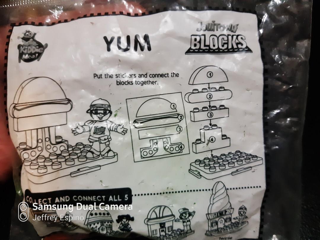 Jollibee Blocks Yum sealed like lego, Hobbies & Toys, Toys & Games on ...