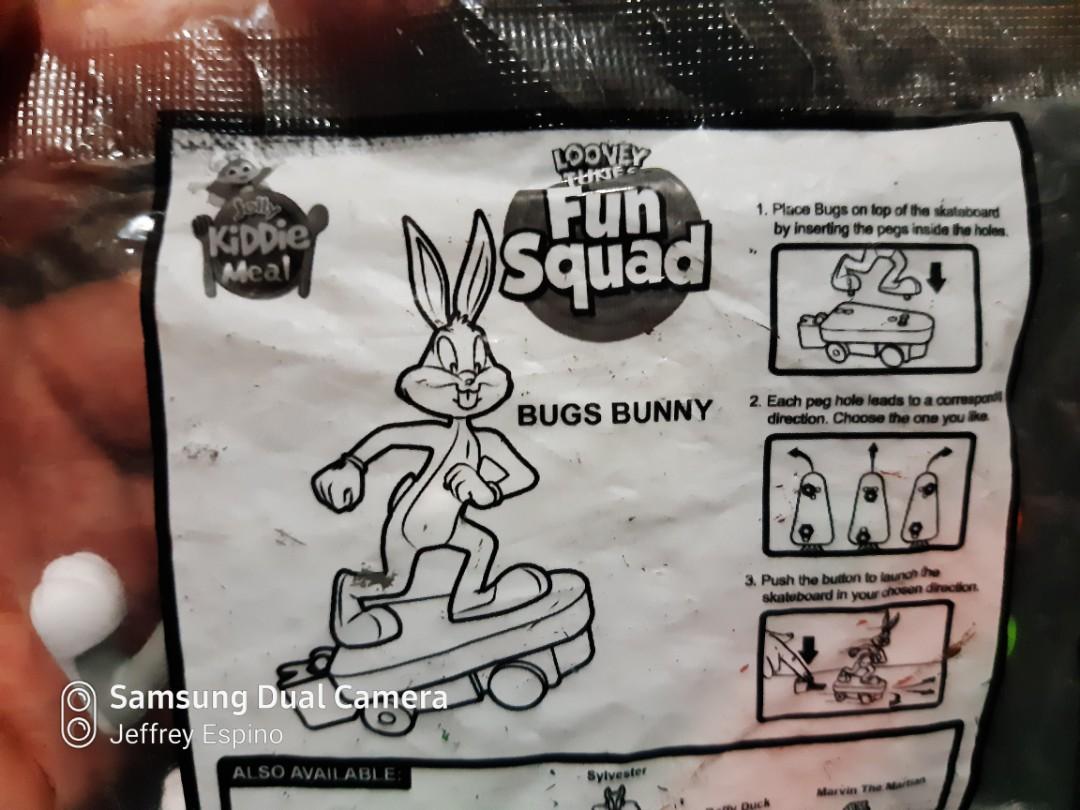 Jollibee Looney Tunes Bus Bunny Fun Squad sealed cd, Hobbies & Toys ...