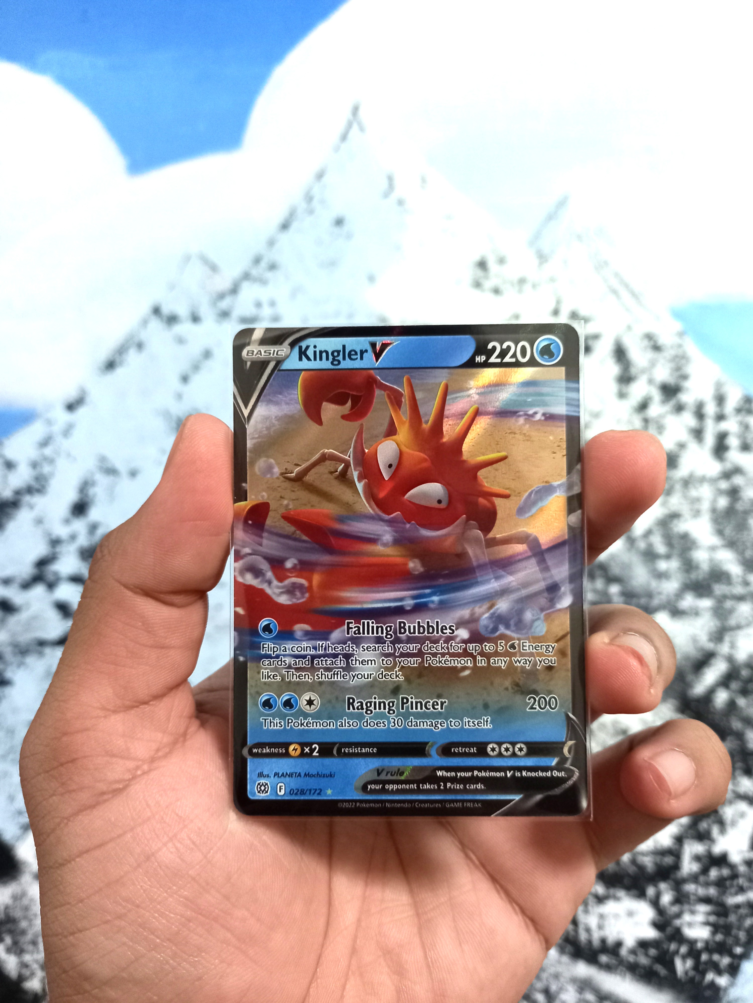 Kingler V Brilliant Stars Pokemon TCG, Hobbies & Toys, Toys & Games on ...