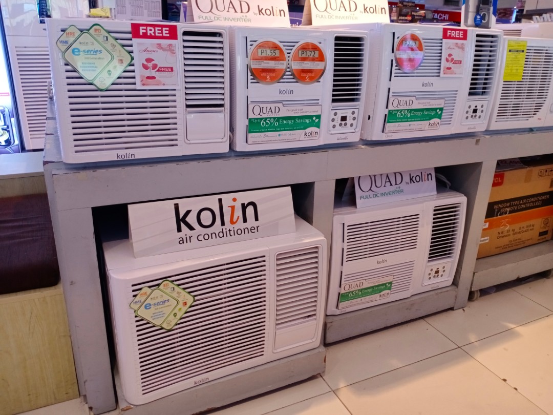 Kolin window type air-con, TV & Home Appliances, Air Conditioning and ...