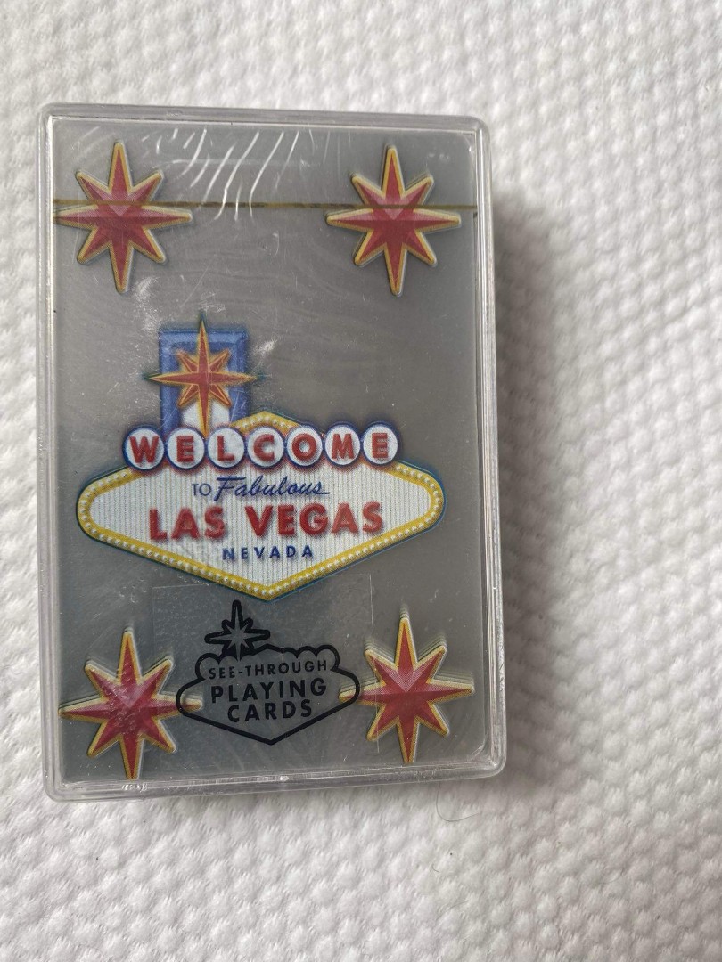 Las Vegas See through playing Cards, Hobbies & Toys, Memorabilia ...