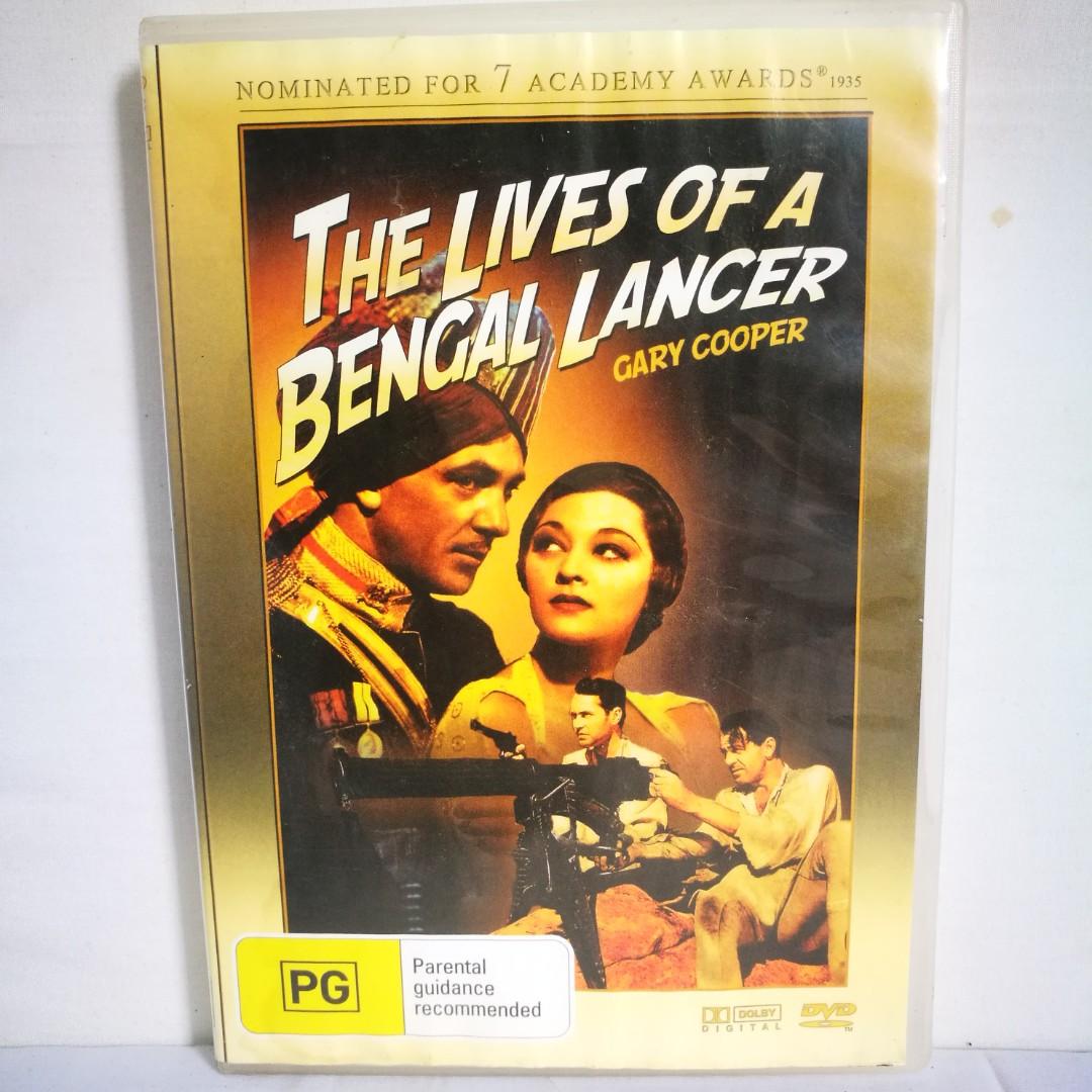 LIVES OF A BENGAL LANCER DVD 1935 Gary Cooper - Richard Cromwell WAR ...