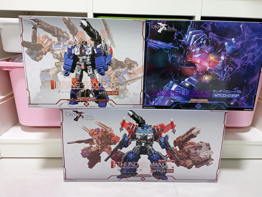 Maketoys Cross Dimension - Thunder Erebus, Thunder Manus & Divine ...