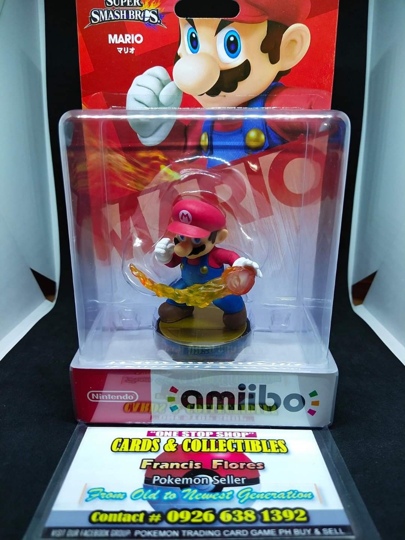 MARIO #2 (SUPER SMASH BROTHERS) SEALED BOX / amiibo / YEAR 2014 ...