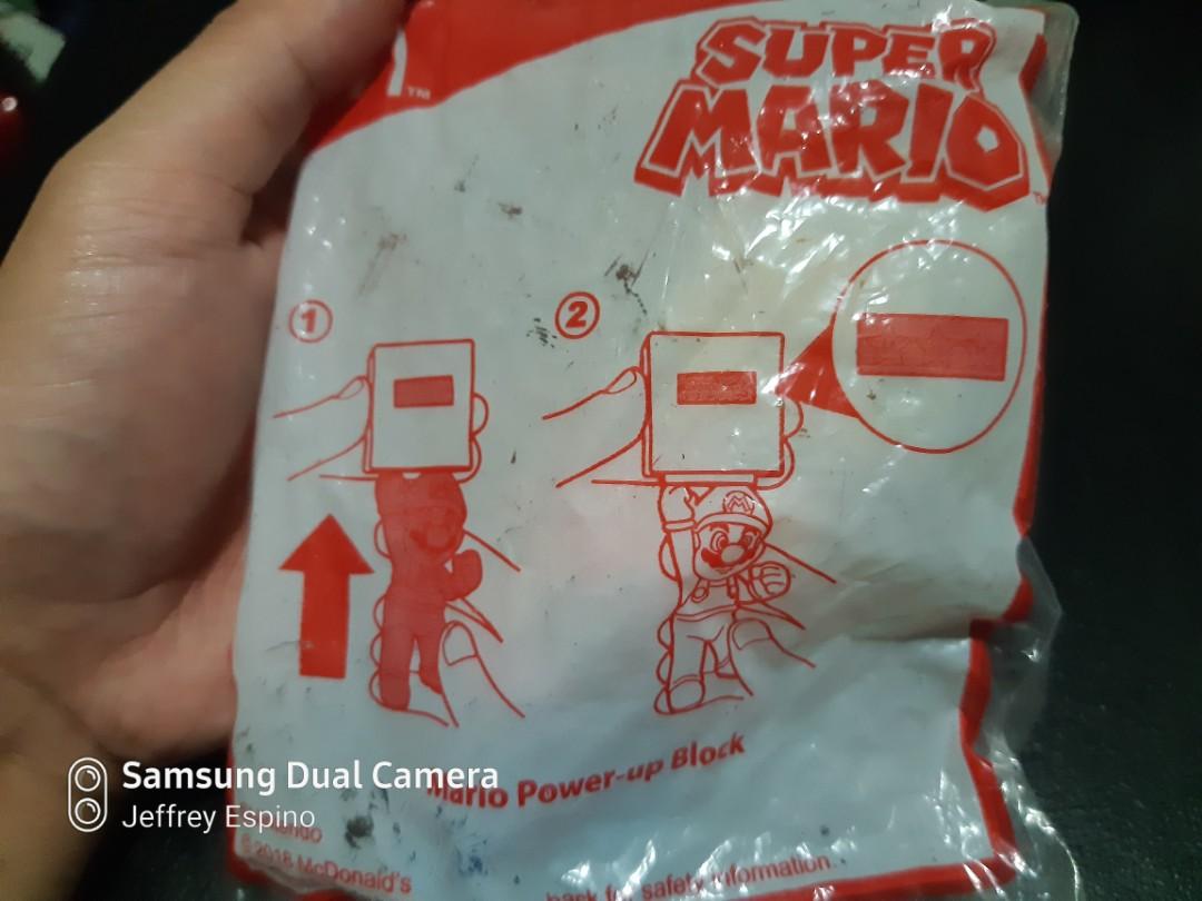 Mcdo Super Mario Power Up Block factory sealed, Hobbies & Toys, Toys ...