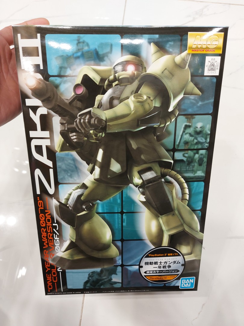 MG(Master Grade) 1/100 One Year War 0079 COLOR VERSION 一年戰爭 塗裝版--MS-06F/J ZAKU II 綠渣古-- (1:100 ...
