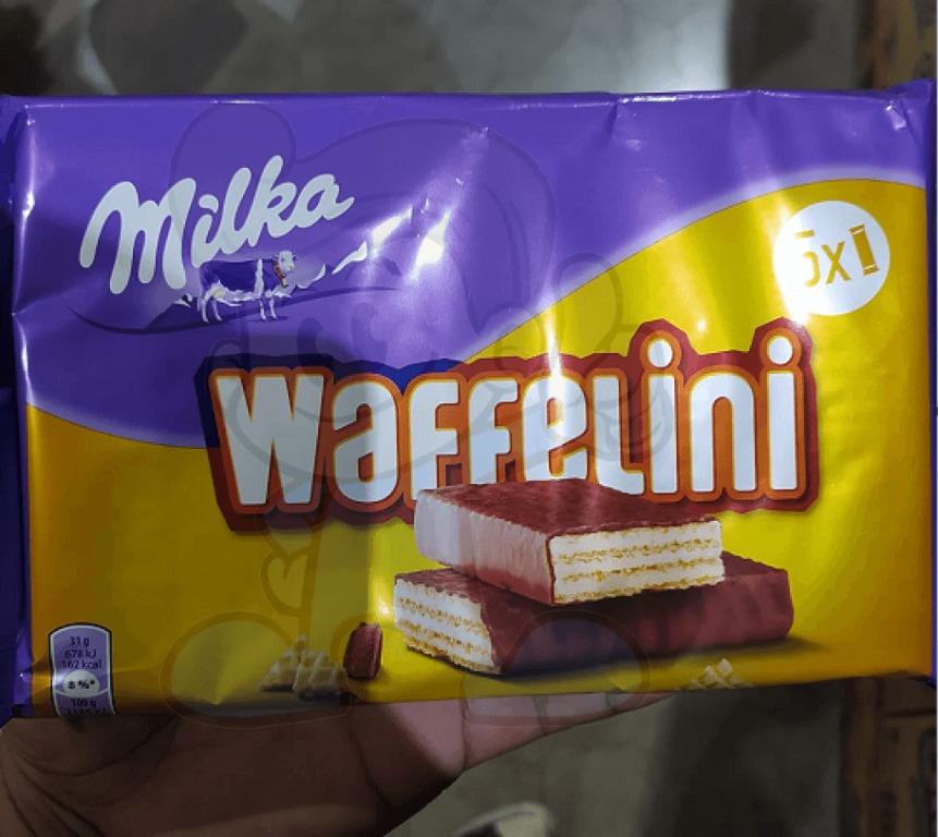 Milka Waffelini Bars 5er (2 x 155g), Food & Drinks, Packaged & Instant ...