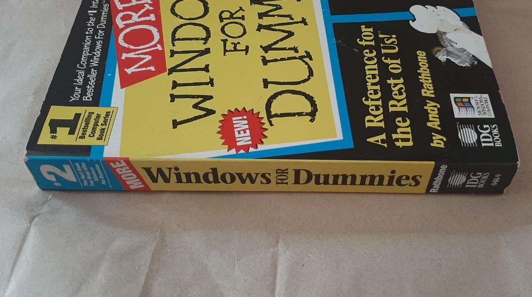 More Windows For Dummies By Andy Rathbone Collectible Computer ...