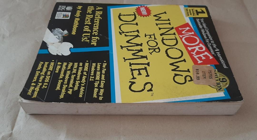 More Windows For Dummies By Andy Rathbone Collectible Computer ...