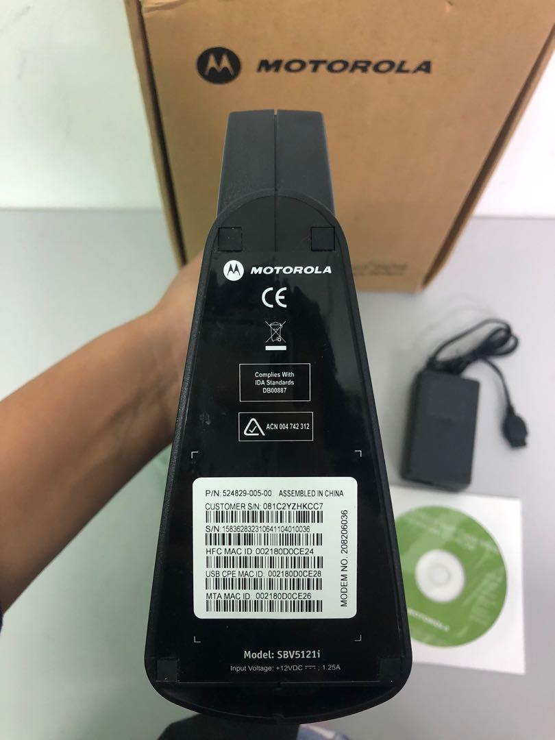 Motorola SurfBoard Digital Voice Modem, Computers & Tech, Parts ...