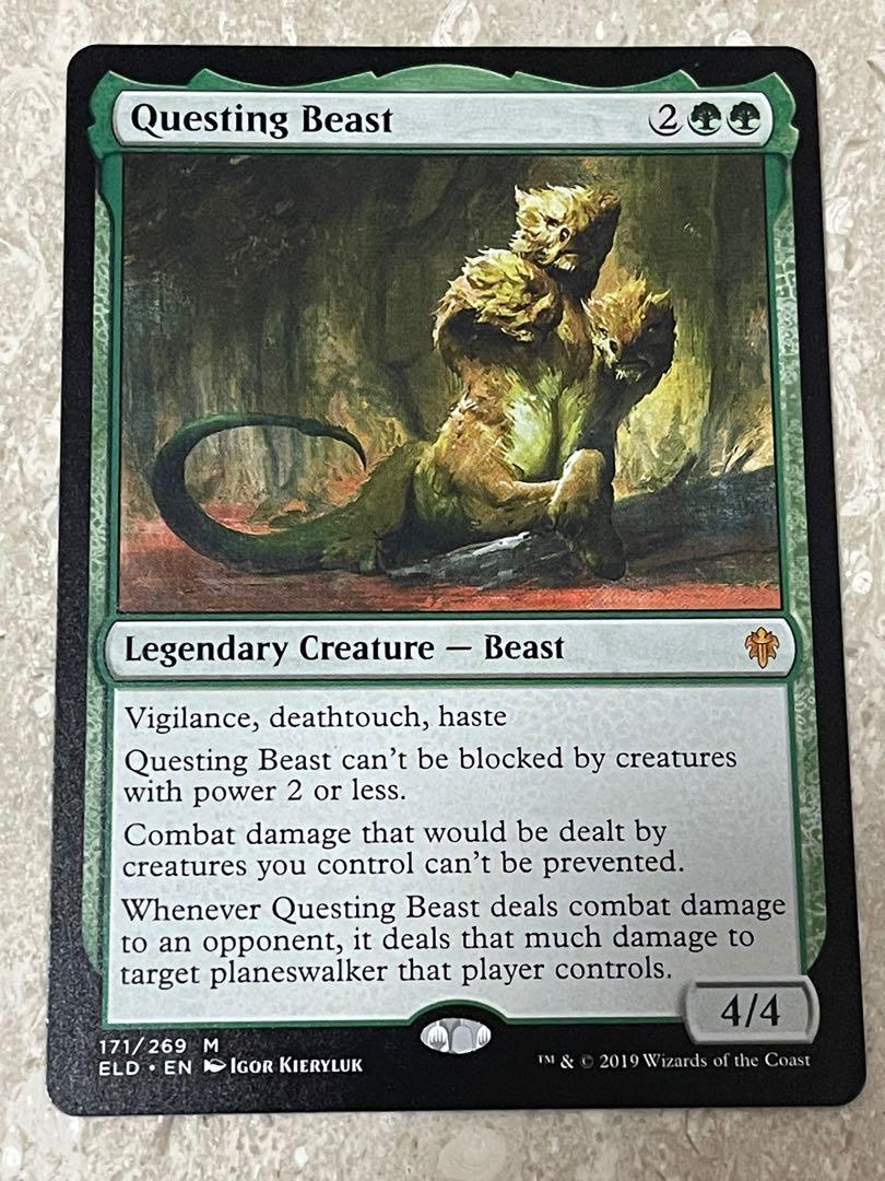 MTG Questing Beast, Hobbies & Toys, Toys & Games on Carousell