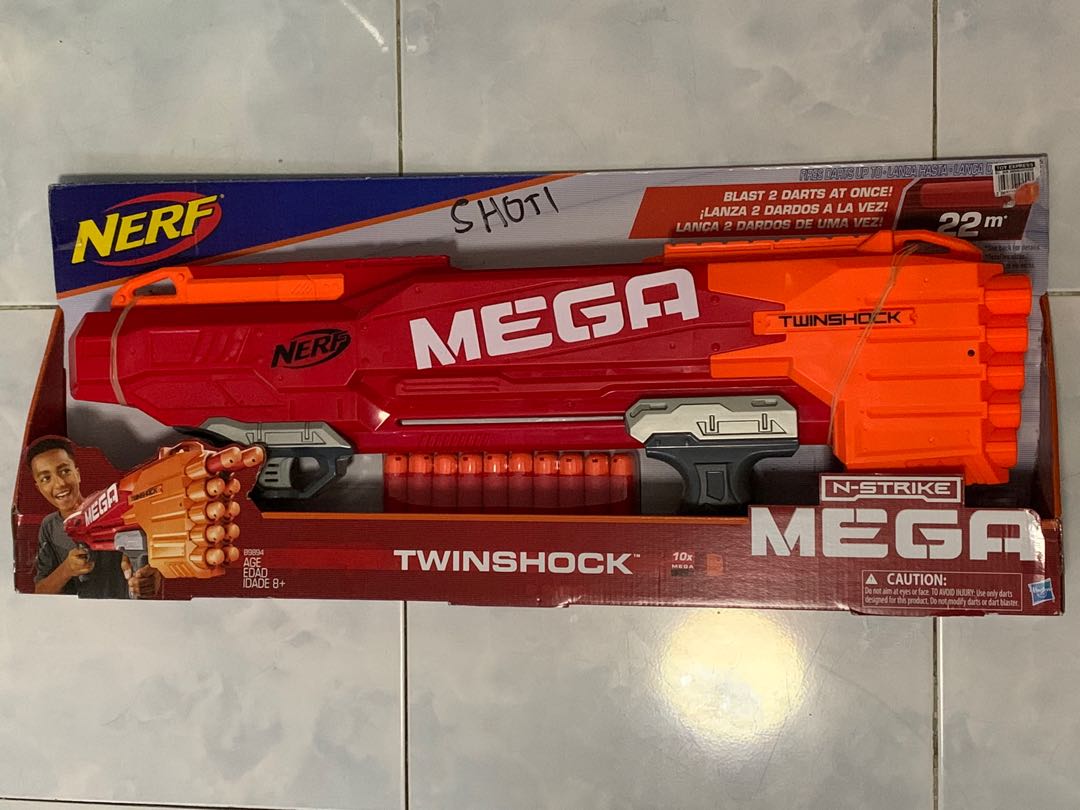 Nerf N- STRIKE Mega Twinshock, Hobbies & Toys, Toys & Games on Carousell