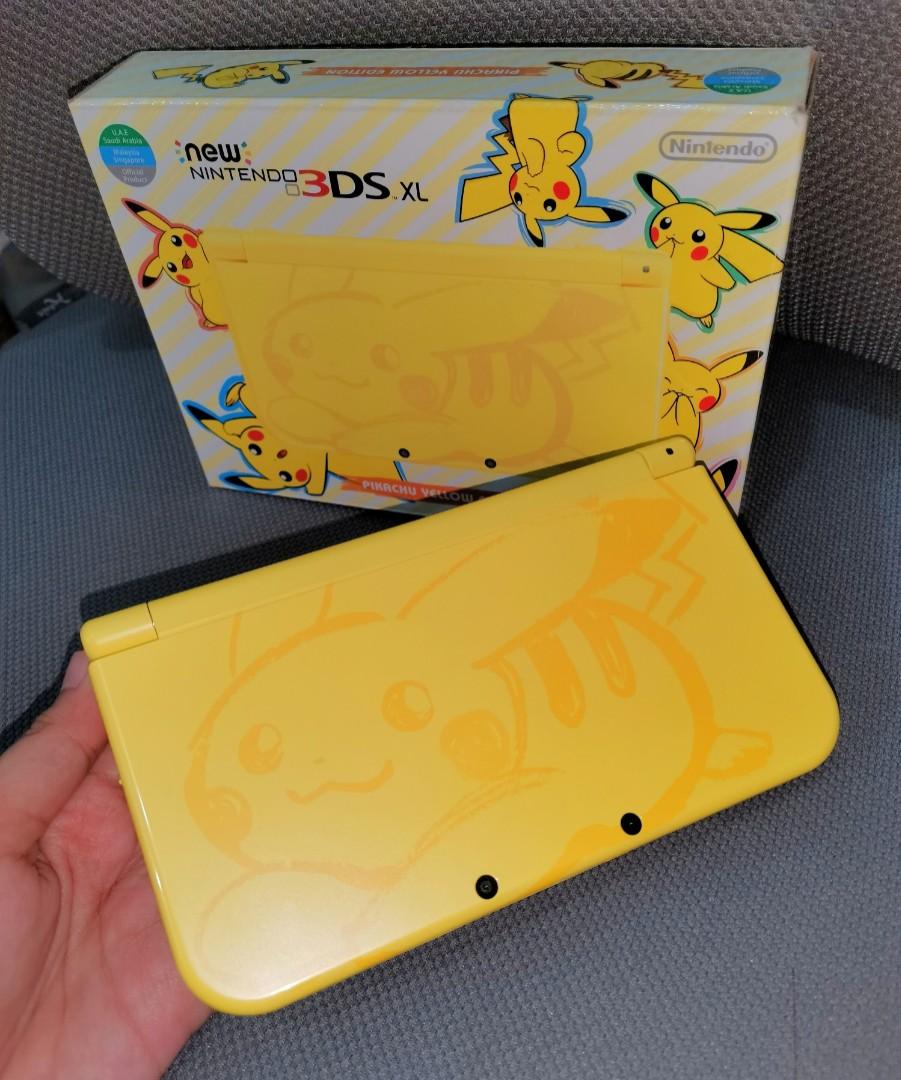 New Nintendo 3DS XL Pikachu Edition, Video Gaming, Video Game Consoles ...