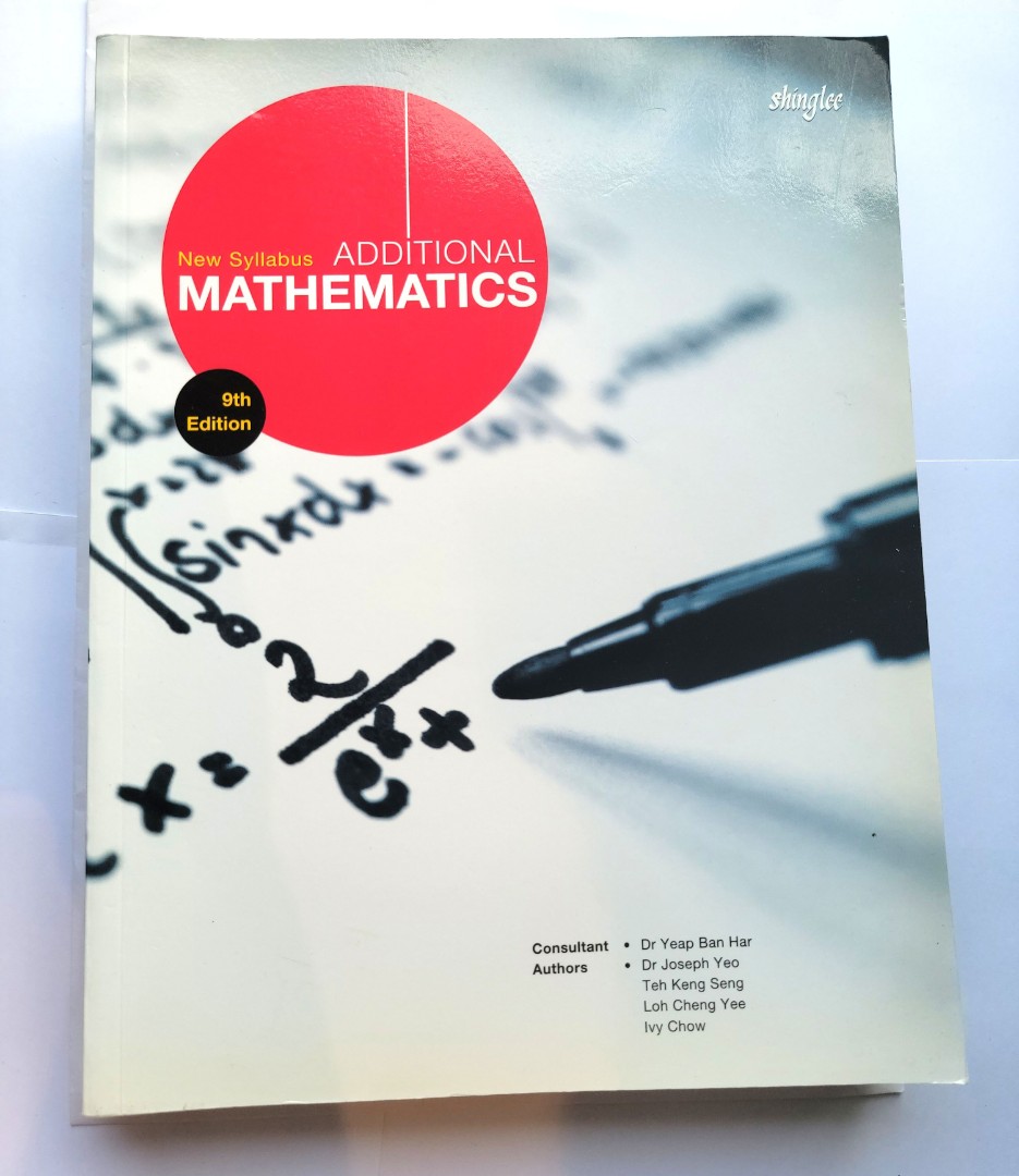 New Syllabus Additional Mathematics Amaths 9th Edition, Hobbies & Toys ...