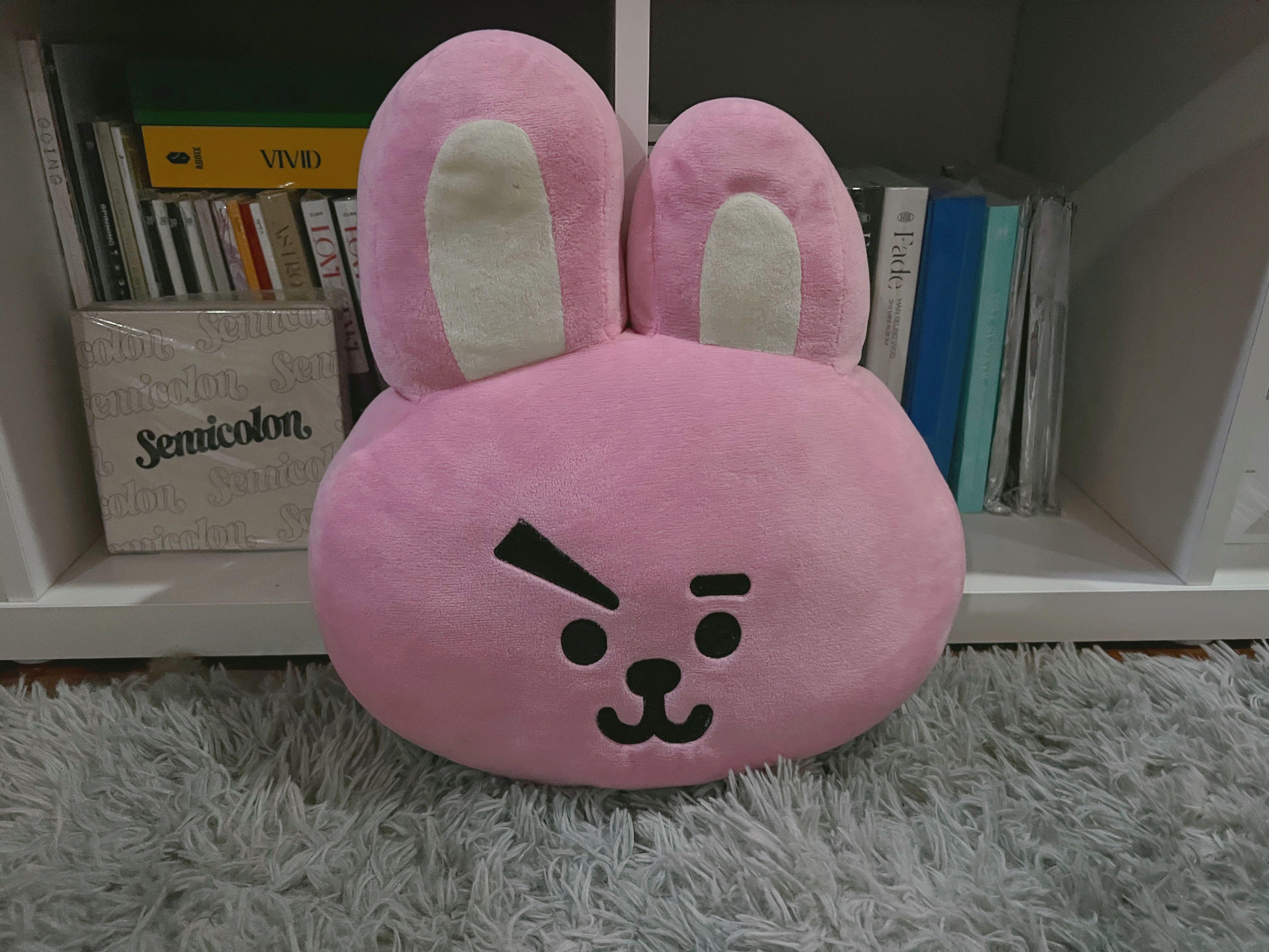 Official BT21 Cooky Face Cushion, Hobbies & Toys, Memorabilia ...