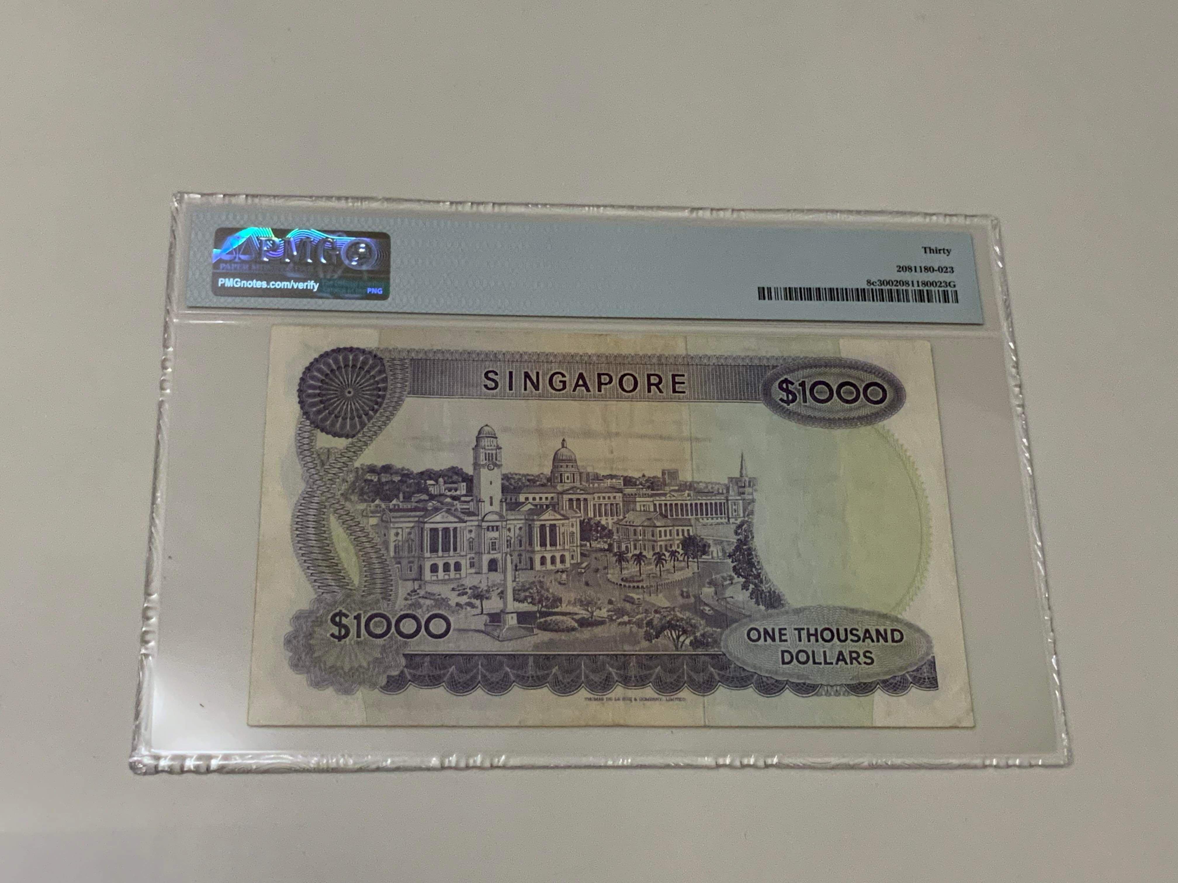 Orchid $1000 pmg 30, Hobbies & Toys, Memorabilia & Collectibles ...