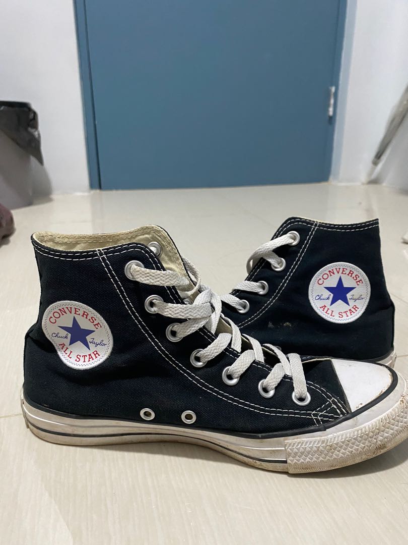 Original Chuck Taylor Classic Black High Cut, Men's Fashion, Footwear ...