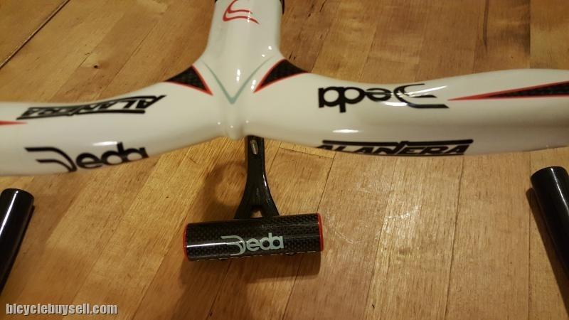 Original Deda Alanera Carbon Integrated Handlebar with Computer Bridge ...