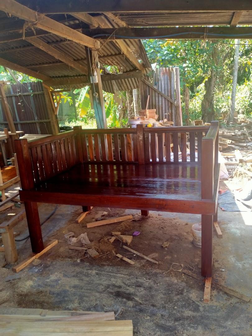 Pangkin Kayu, Furniture & Home Living, Home Decor on Carousell