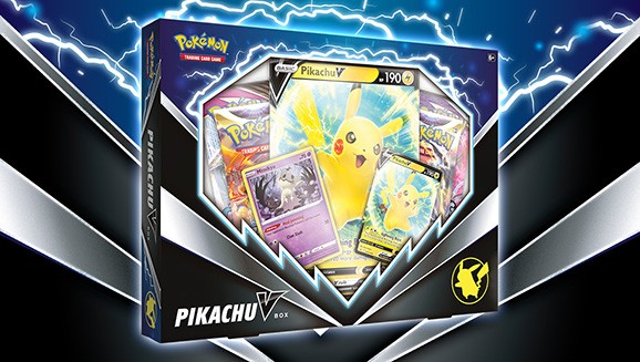 【美版】Pokemon TCG: Pikachu V Box 2022 (EN-PTCG), 興趣及遊戲, 玩具 & 遊戲類 - Carousell