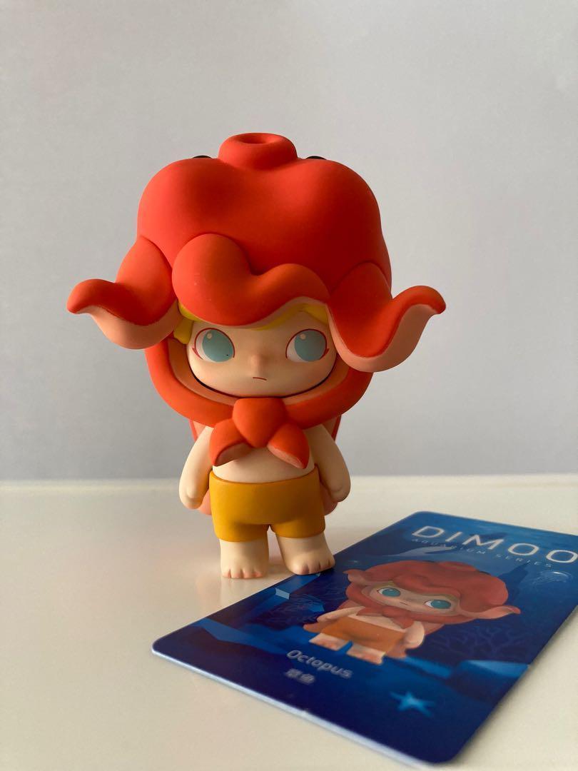 Popmart Dimoo 水族館系列 aquarium series 章魚 octopus 有卡冇盒, 興趣及遊戲, 玩具 & 遊戲類 ...