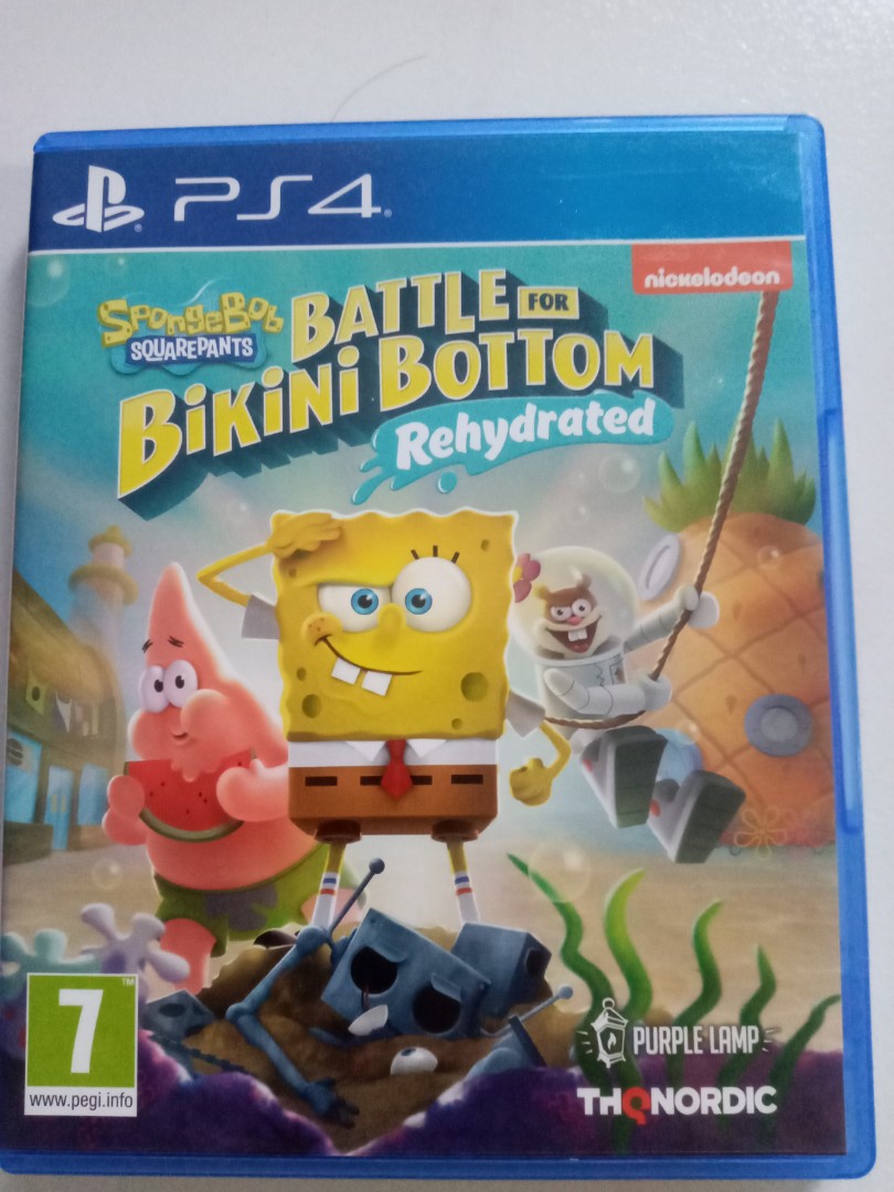 Ps4 spongebob, battle for bikini bottom, Video Gaming, Video Games ...