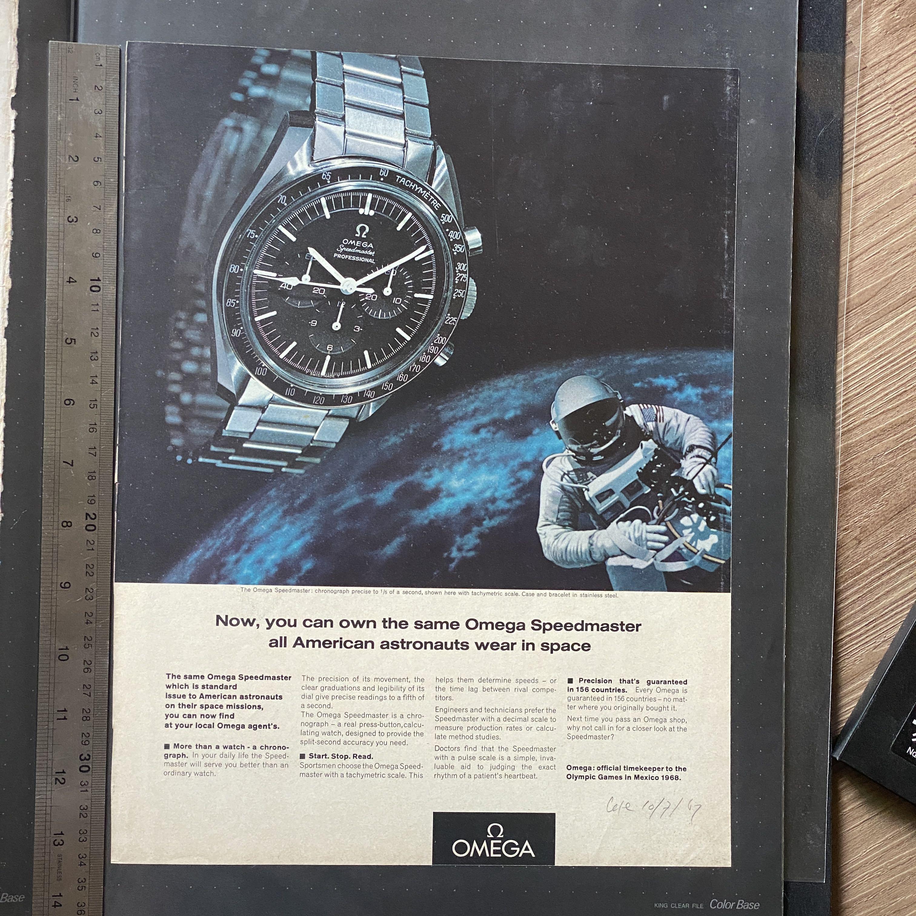 Rare Vintage Advertisement - Omega Speedmaster, Luxury, Watches on ...