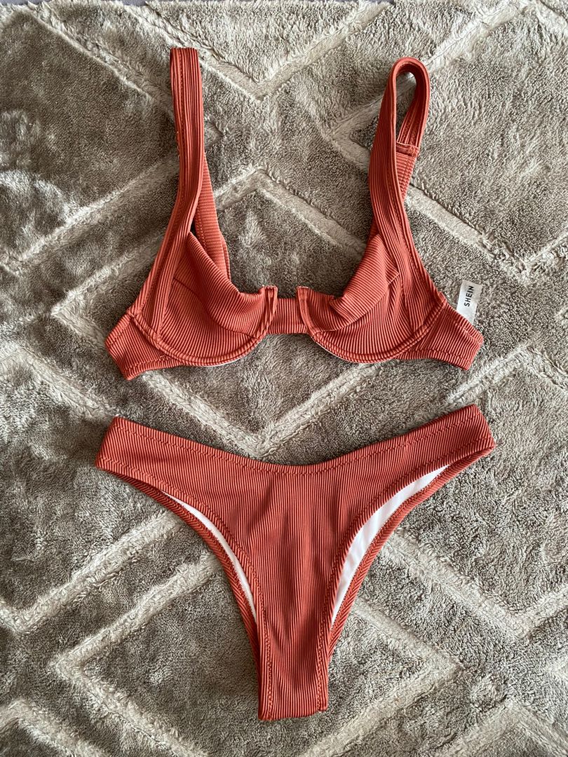 Rust bikini set, Women's Fashion, Swimwear, Bikinis & Swimsuits on ...