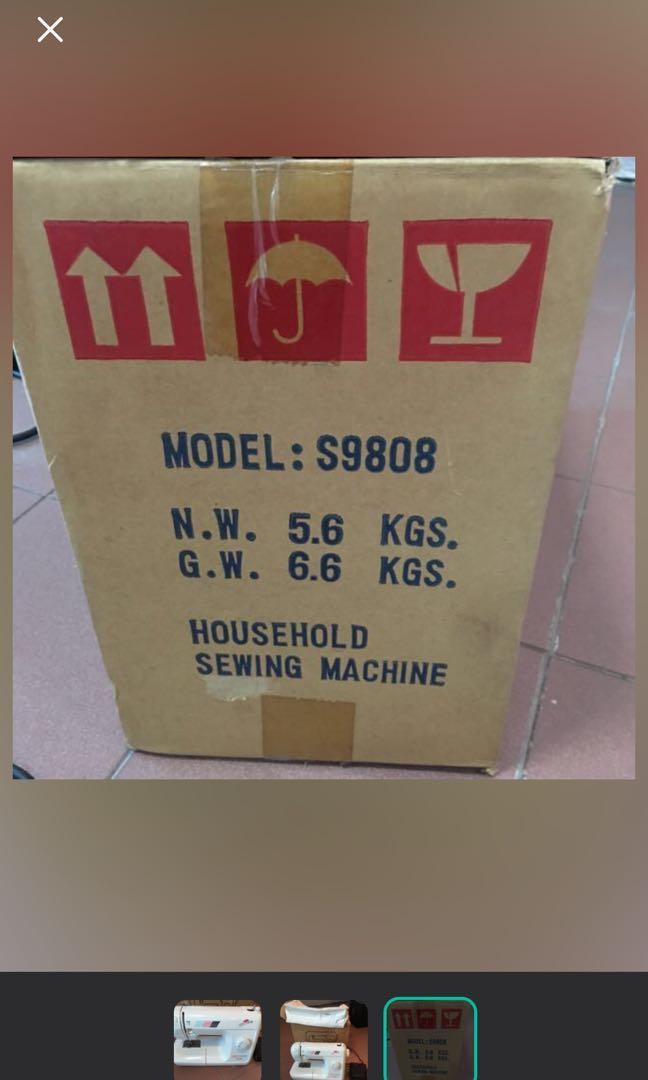 Sakura Sewing Machine S9808, TV & Home Appliances, Other Home ...