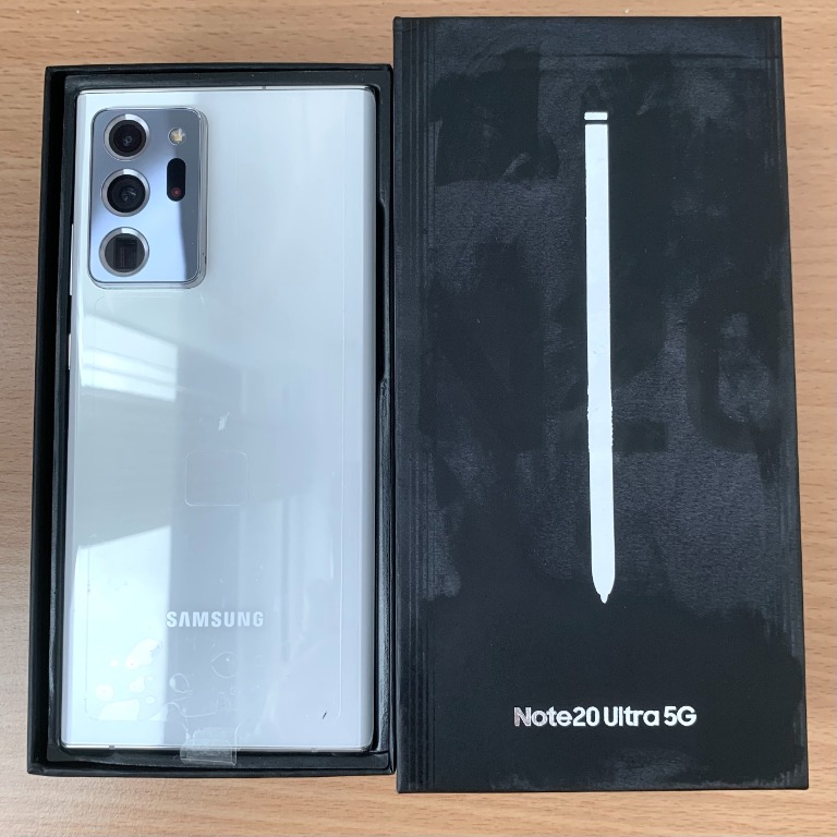 Samsung Galaxy Note20 Ultra 5G 256GB Snapdragon Mystic White - Hongkong ...