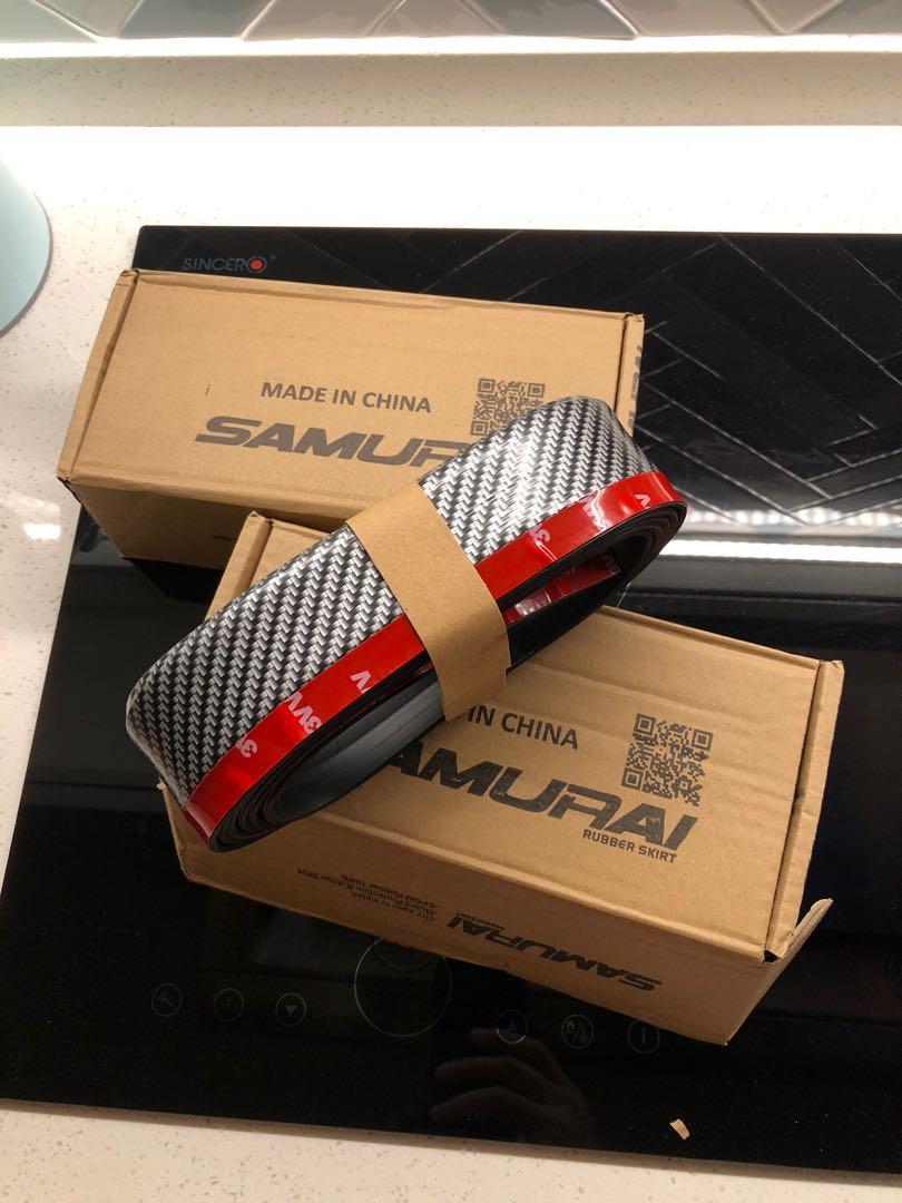 Samurai lip carbon fibre design, Car Accessories, Accessories on Carousell
